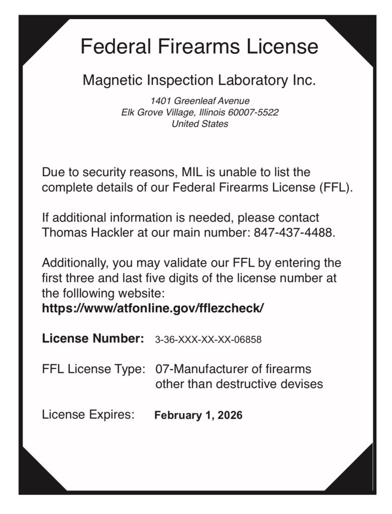 Certifications - MIl Inc